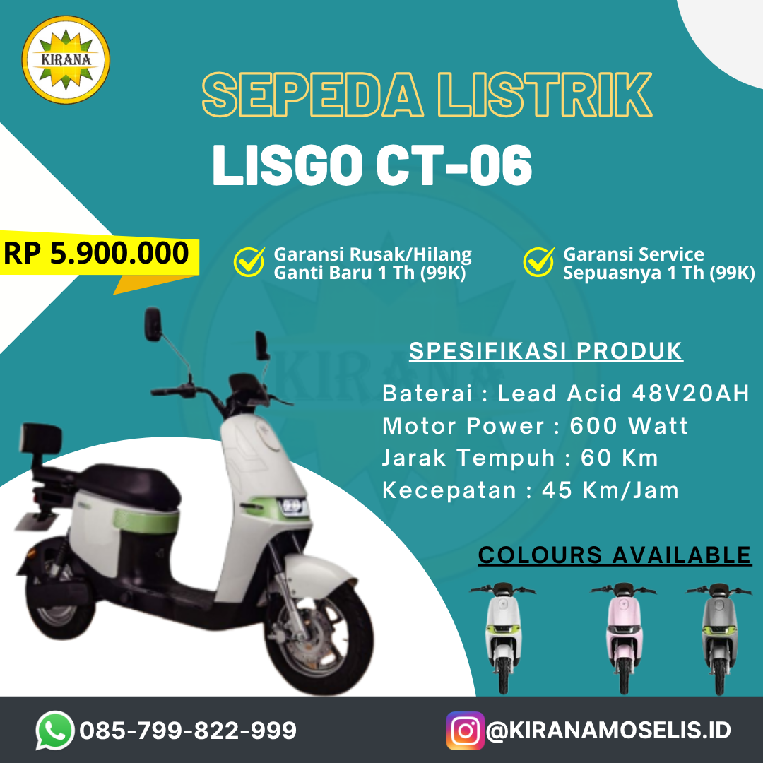 LISGO E-BIKE CT6 | Kirana Solo