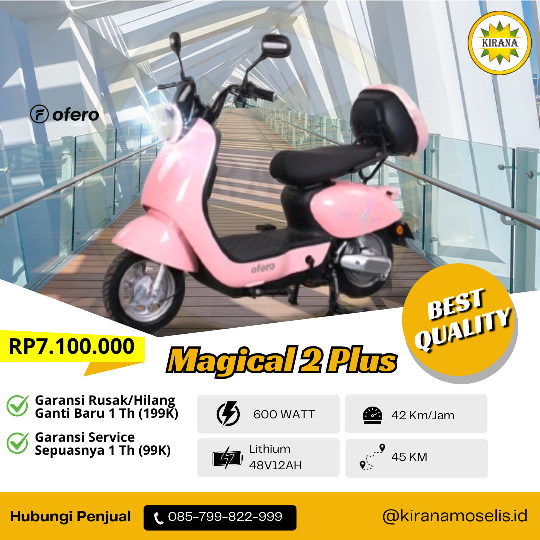 OFERO E-BIKE MAGICAL 2 PLUS LITHIUM | Kirana Solo